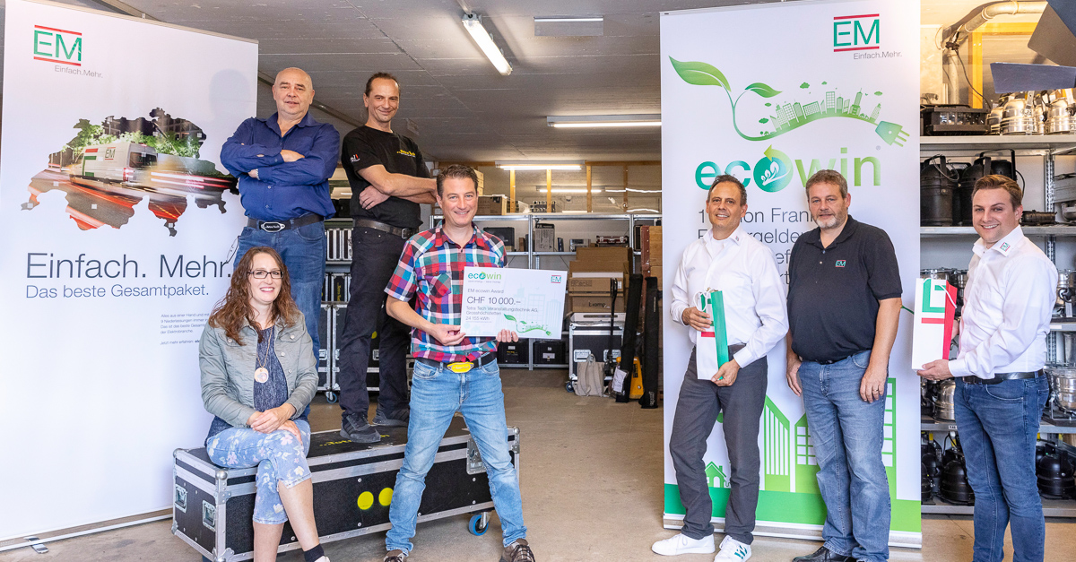 EM ecowin Award 2021 - Elektro-Material AG