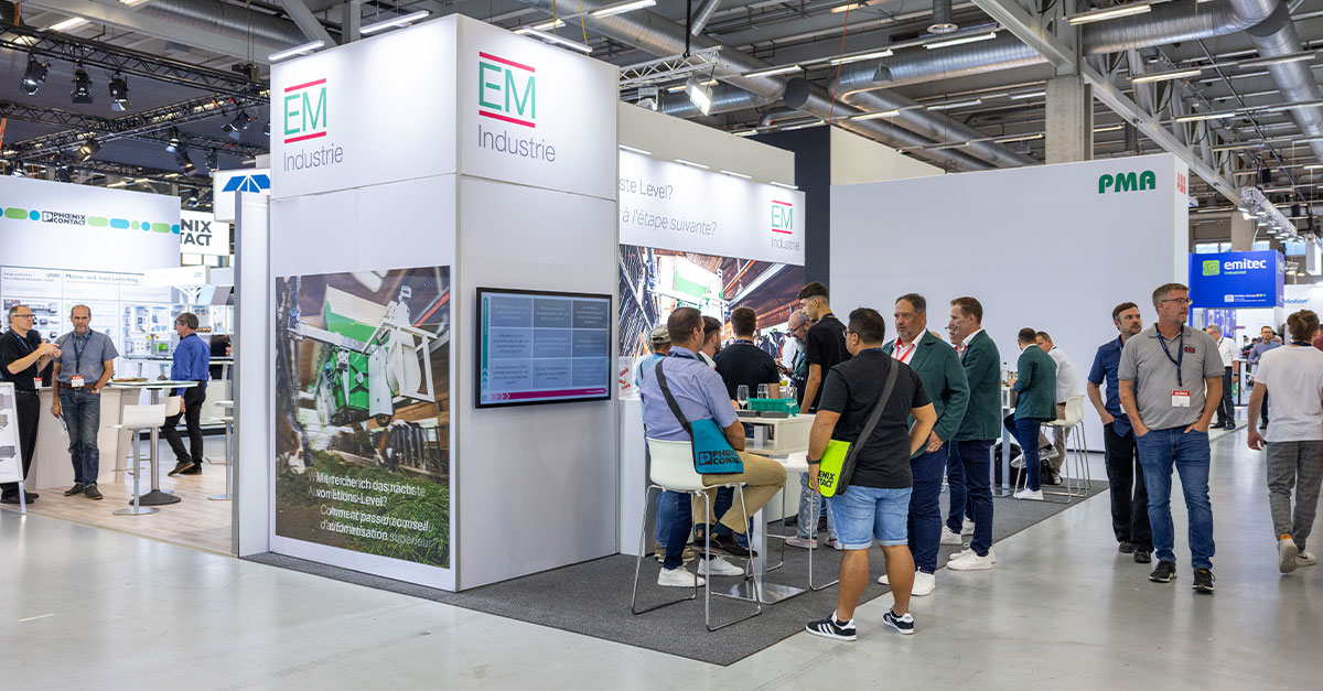 EM Industrie an der SINDEX 2023 - Elektro-Material AG